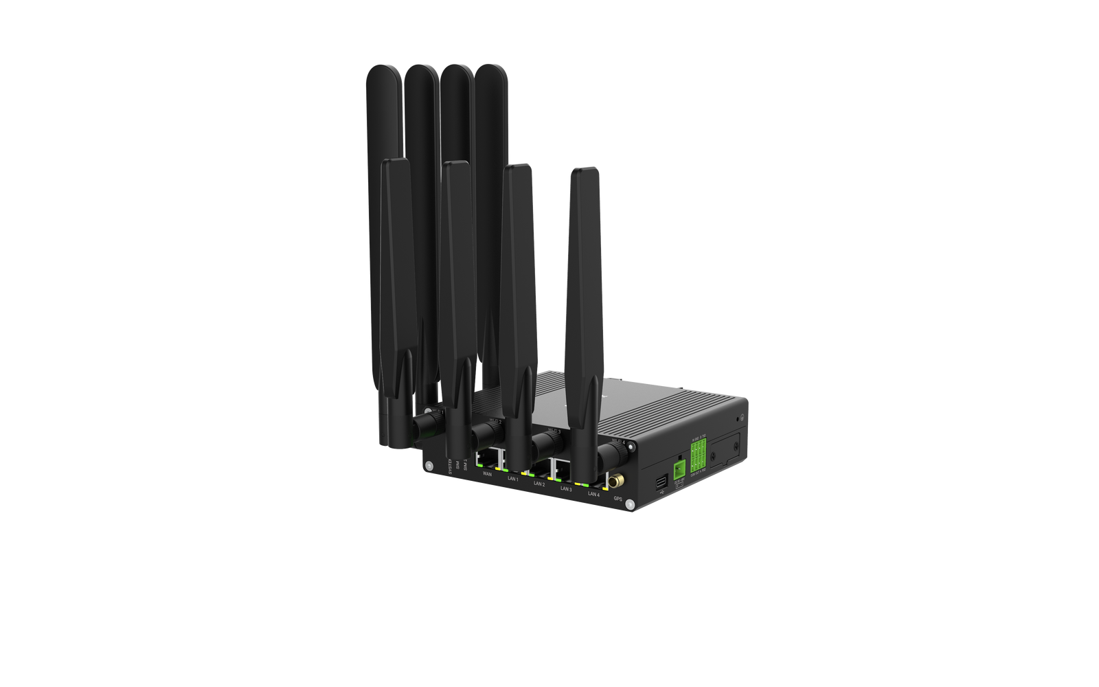 5G Industrial Cellular Router | Milesight UR75-504AE-P-W2 | IoT Solution