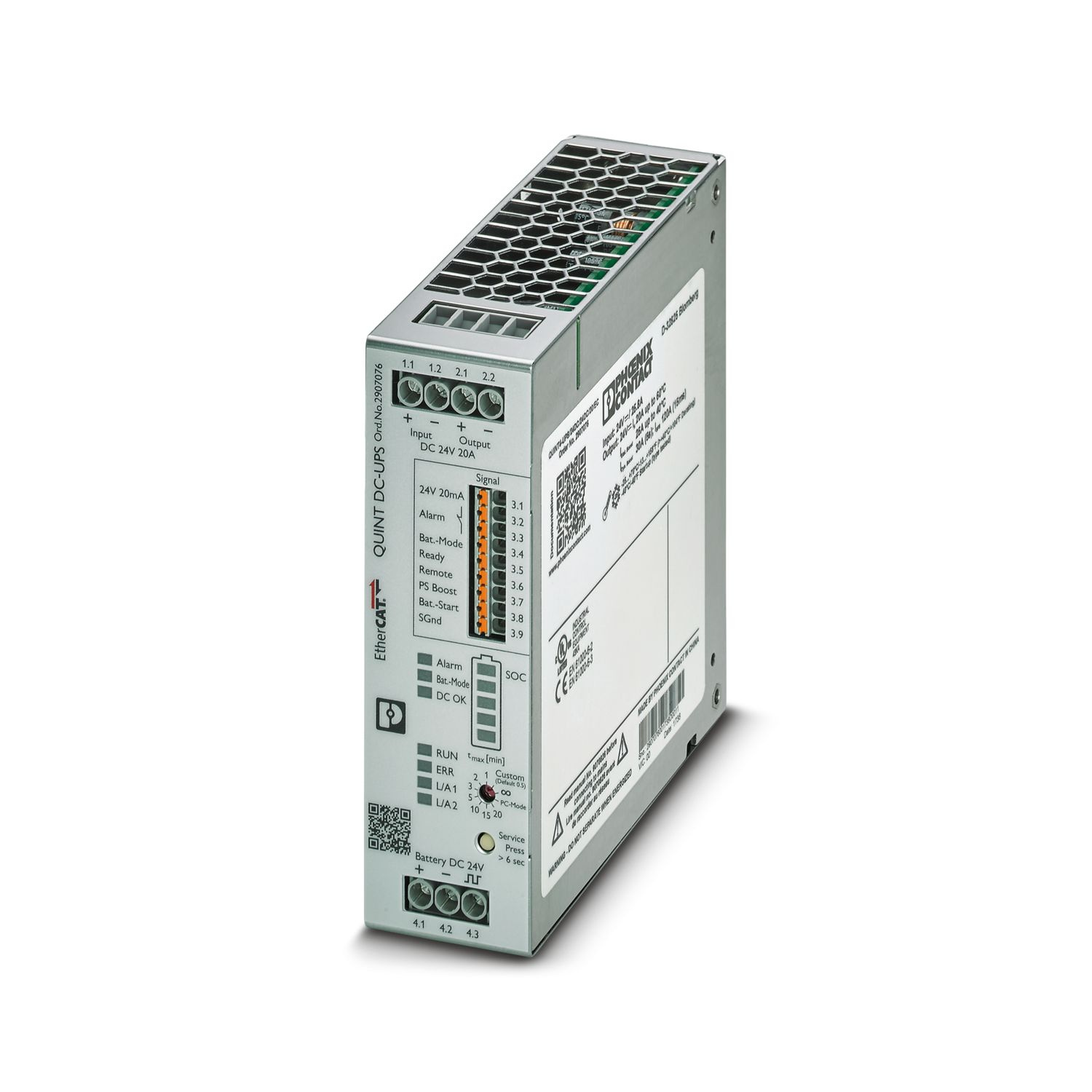 QUINT4-UPS/24DC/24DC/20/EC - Uninterruptible power supply | 2907076 ...
